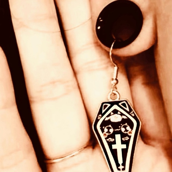 Jewelry | Pharaoh Egyptian Coffin Totem Symbols Pumpkin Bat Cross ...